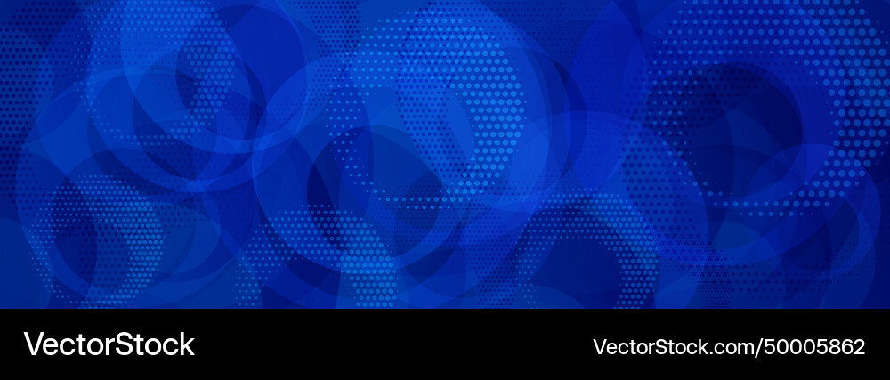 Abstract background of translucent circles and Vector Image