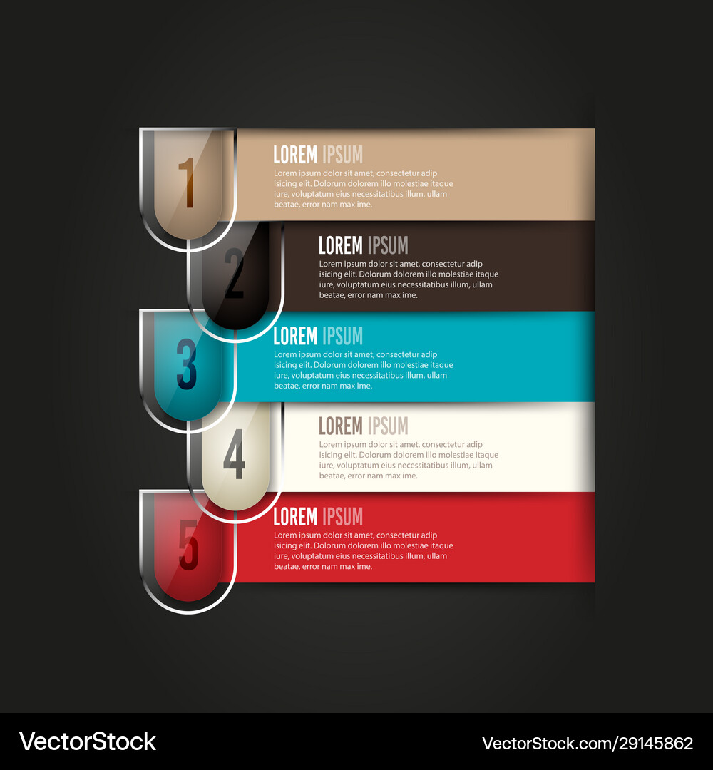 Digital business infographic design Royalty Free Vector