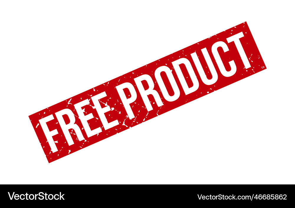 Free product stamp seal Royalty Free Vector Image