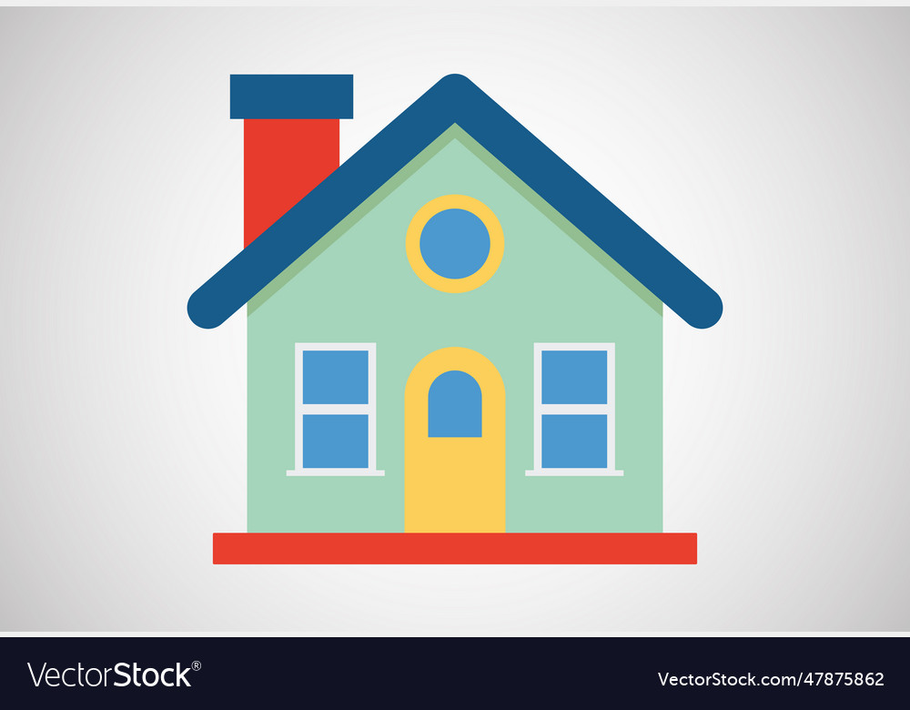 House or home design template Royalty Free Vector Image