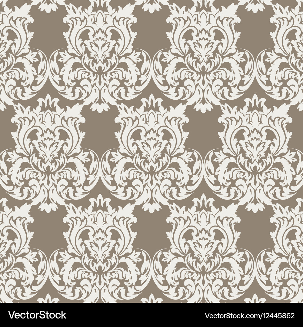 Vintage classic rococo floral ornament Royalty Free Vector
