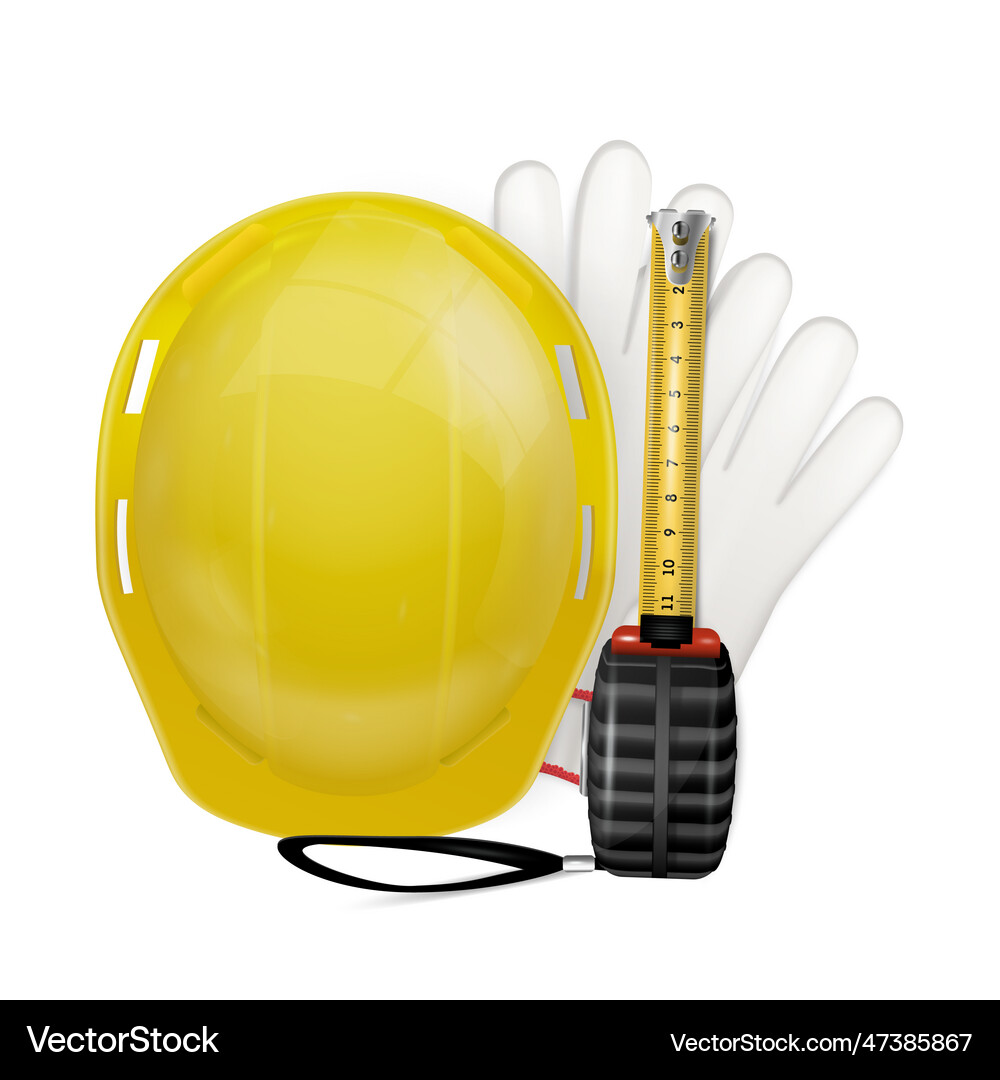 3d realistic icon of worker Royalty Free Vector Image