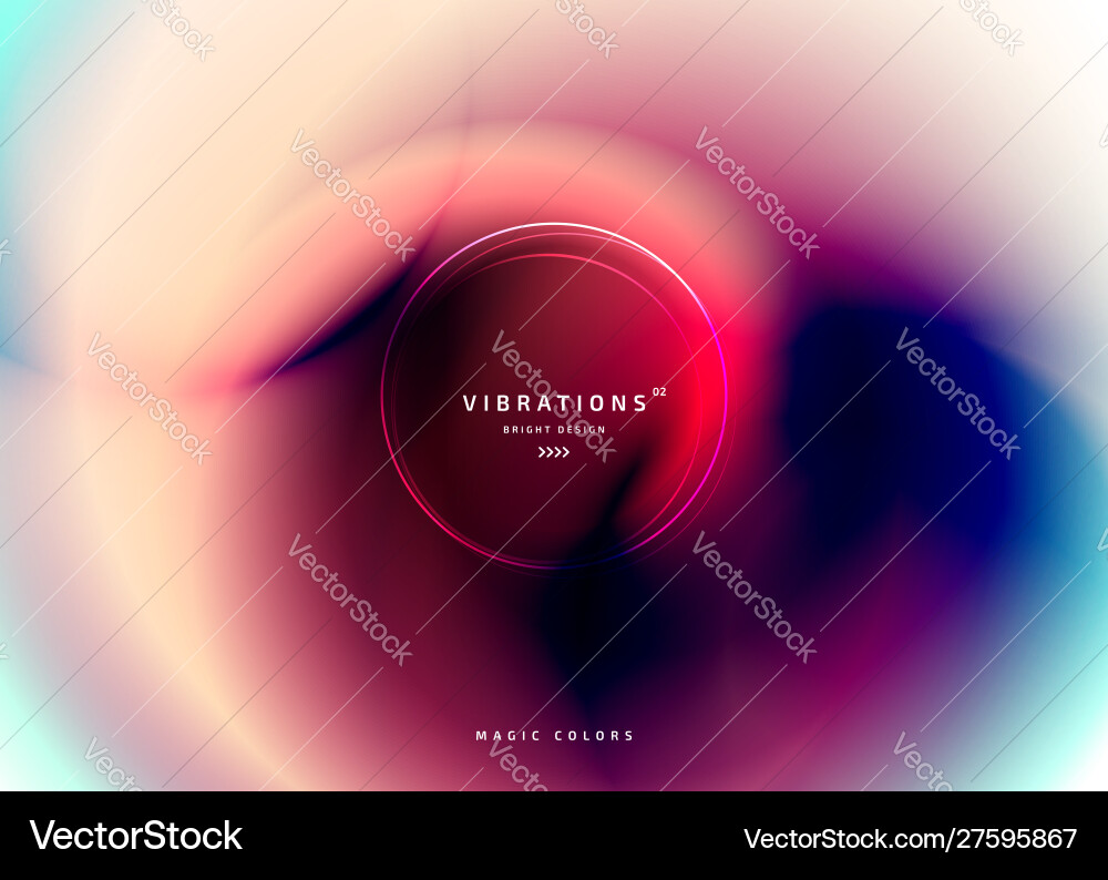 Abstract Twisted Background With Liquid Gradient Vector Image