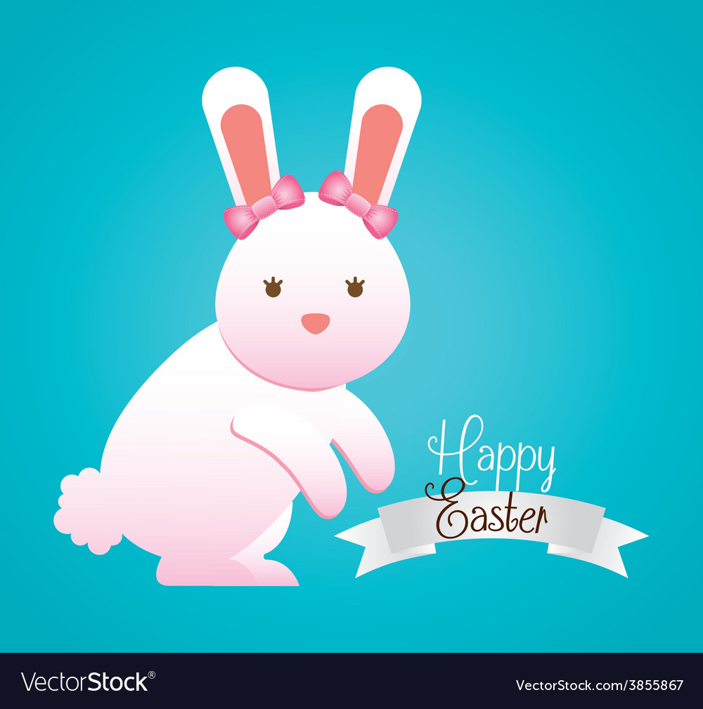 Happy easter Royalty Free Vector Image - VectorStock