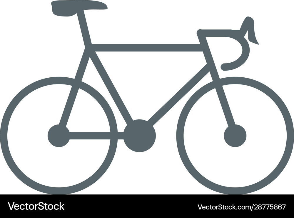 Isolated bike icon design Royalty Free Vector Image