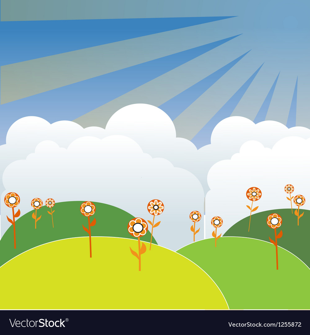 Landscape Royalty Free Vector Image - VectorStock