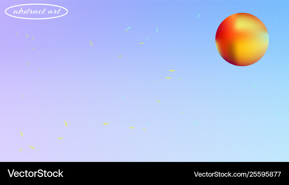 Colorful abstract space background picture blur Vector Image