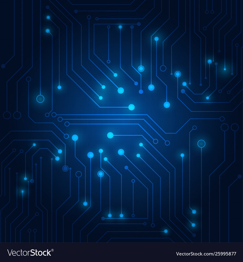 High tech technology geometric Royalty Free Vector Image