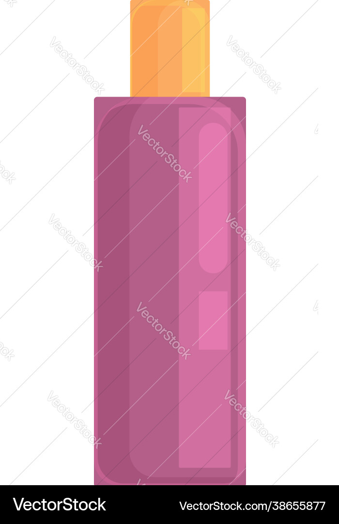 Shampoo bottle icon cartoon cosmetic Royalty Free Vector