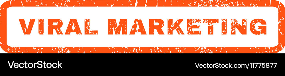 Viral marketing rubber stamp Royalty Free Vector Image