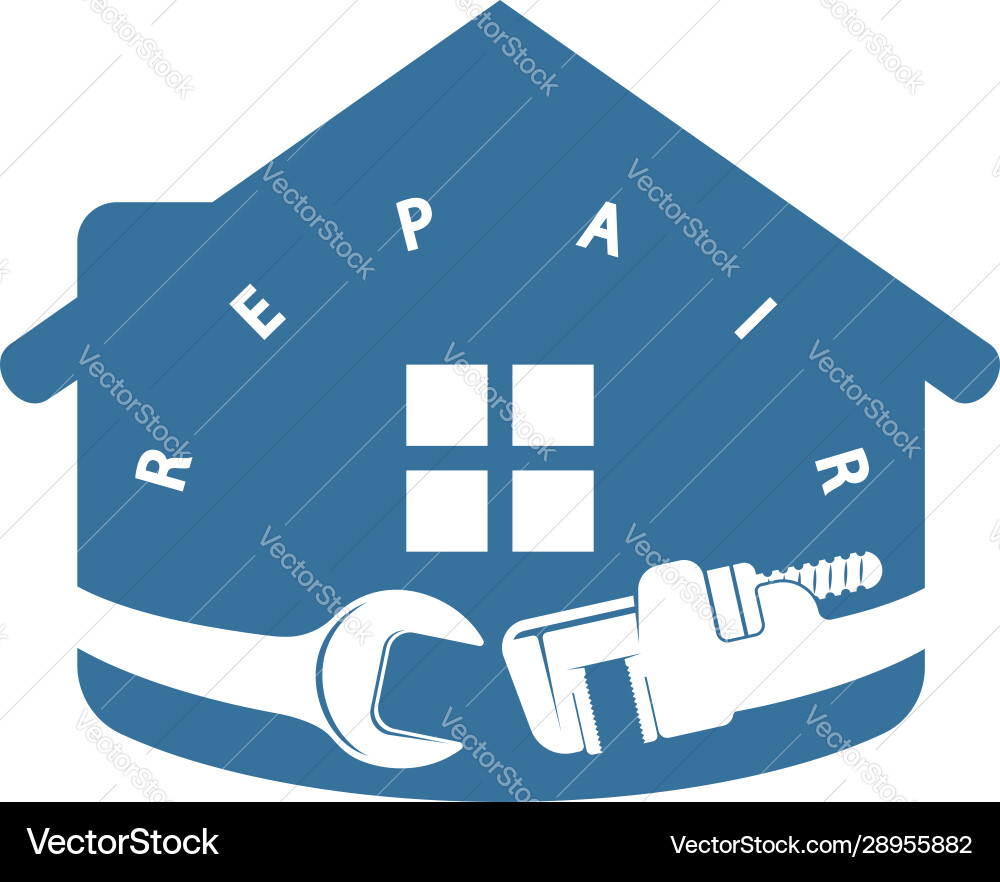 House repair tool symbol Royalty Free Vector Image
