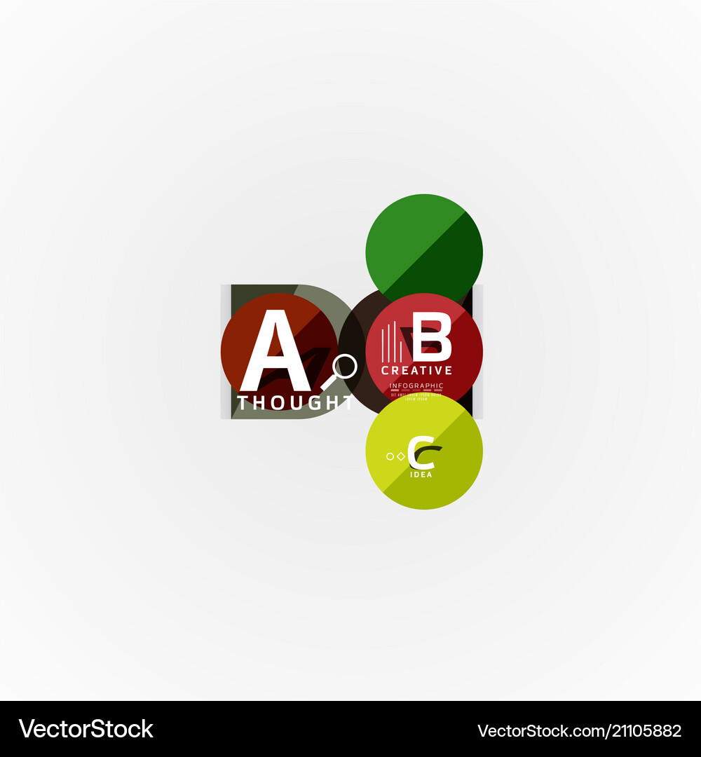 Paper option steps diagram infographic layout Vector Image