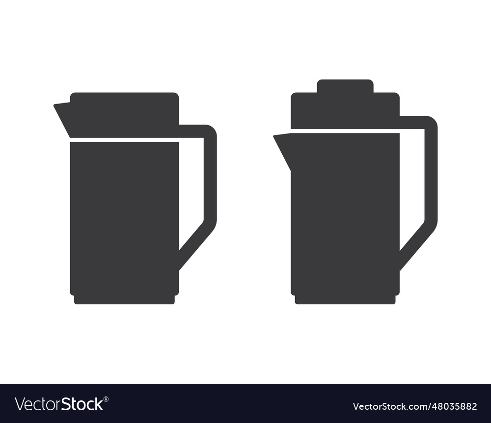 Water Jug Icon Simple Isolated Flat Design Style Vector Image