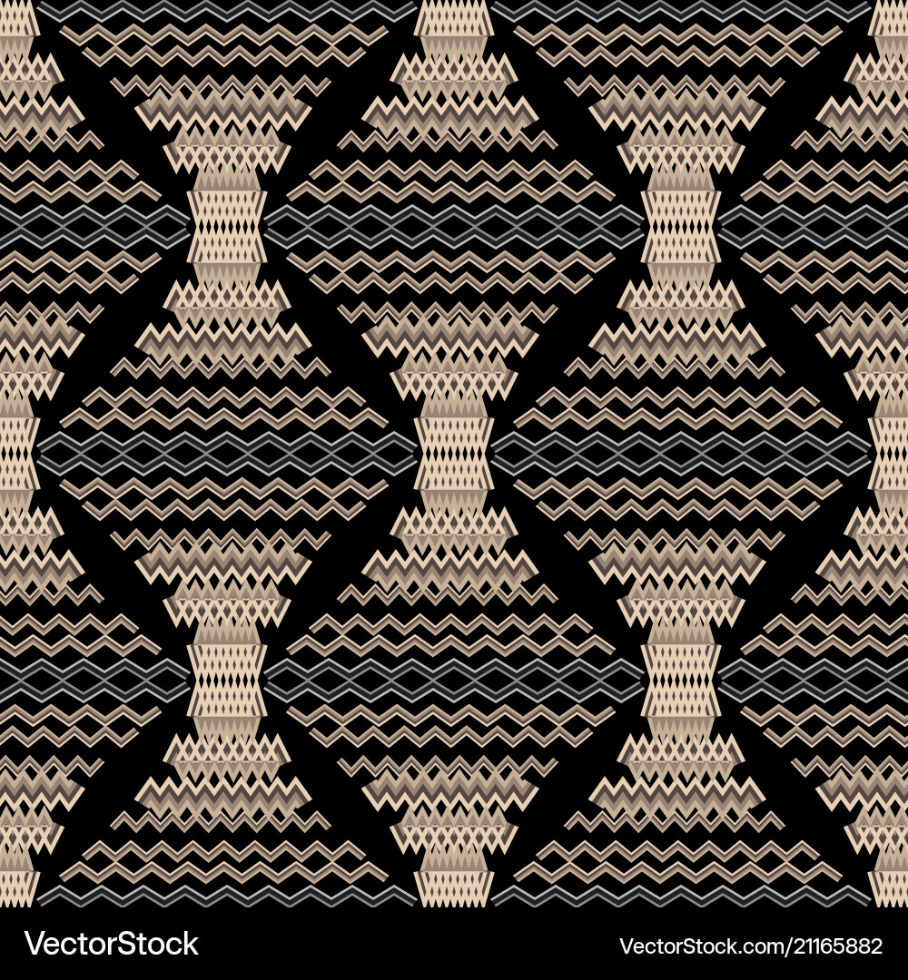 Zigzag modern seamless pattern Royalty Free Vector Image