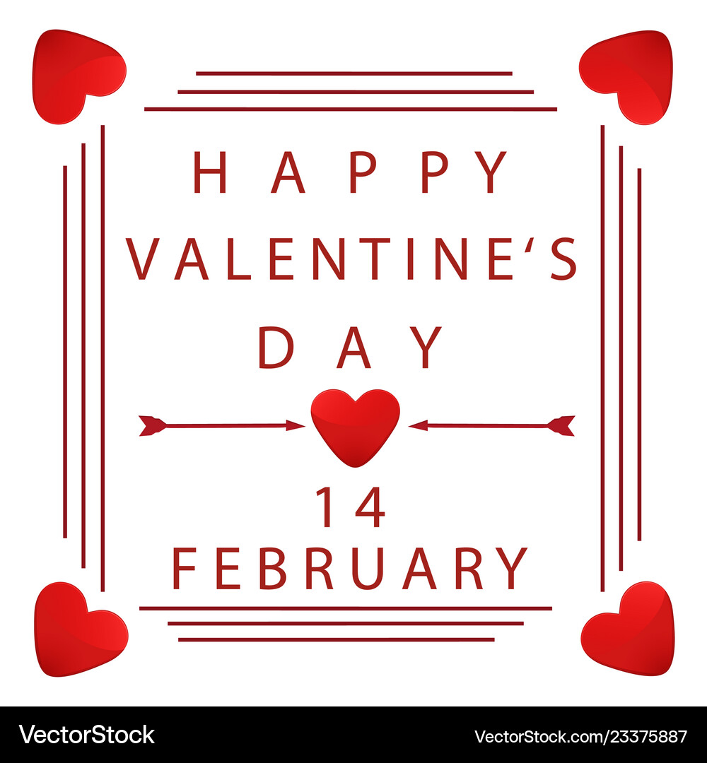 Celebrate holidays valentine Royalty Free Vector Image