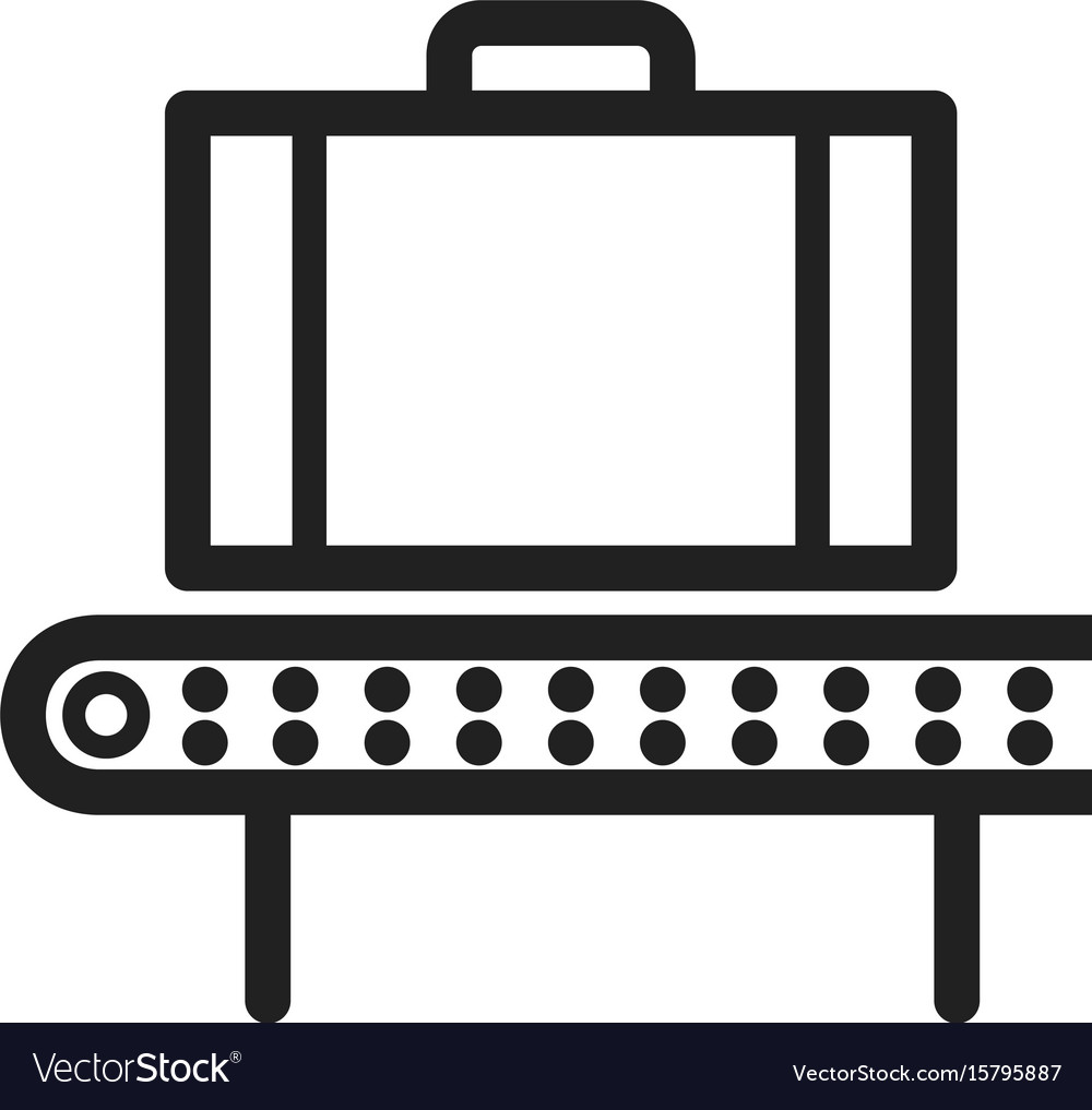 Checking bag Royalty Free Vector Image - VectorStock