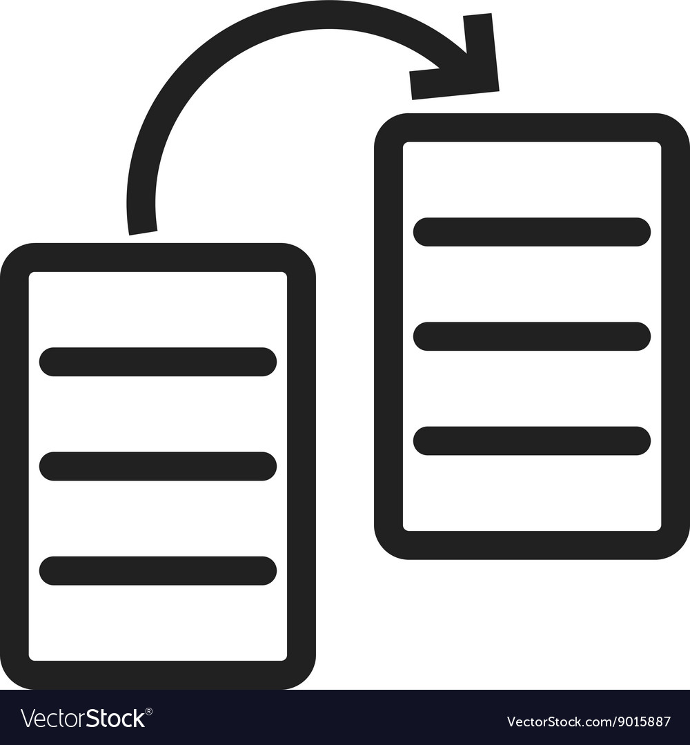 File sharing Royalty Free Vector Image - VectorStock