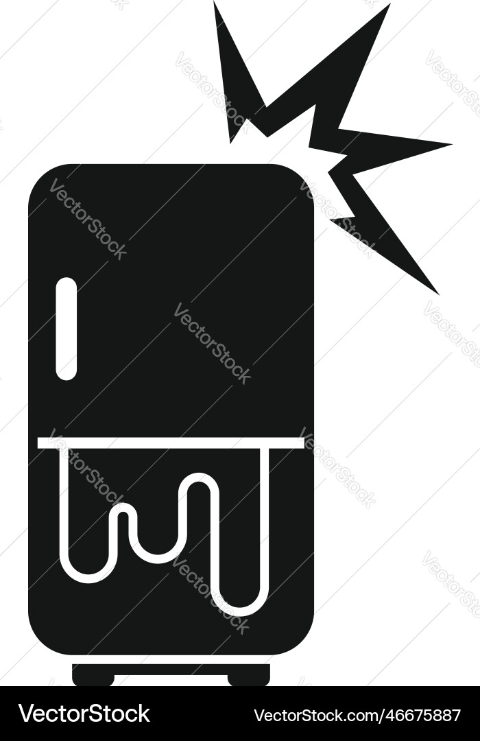 Fixing fridge icon simple repair service Vector Image