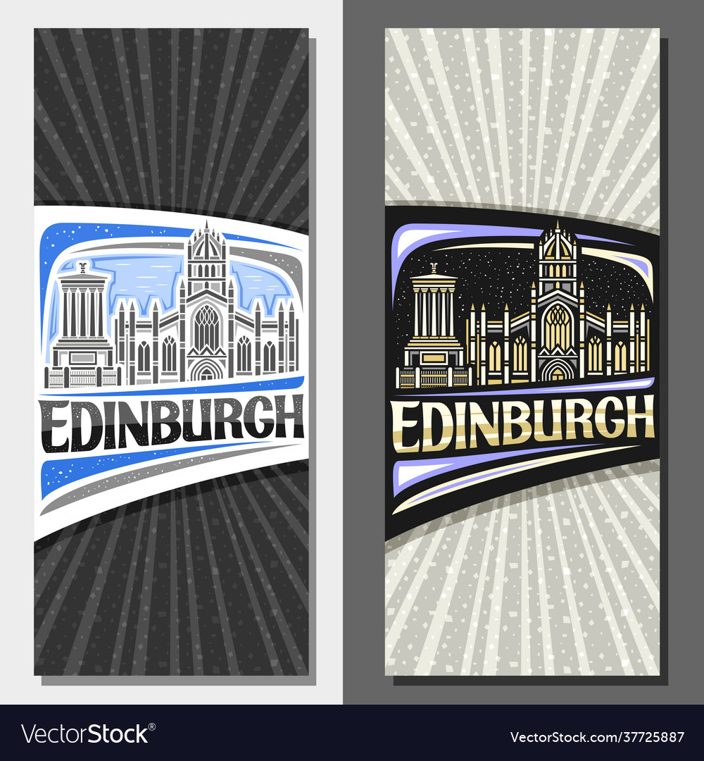 Layouts for edinburgh Royalty Free Vector Image