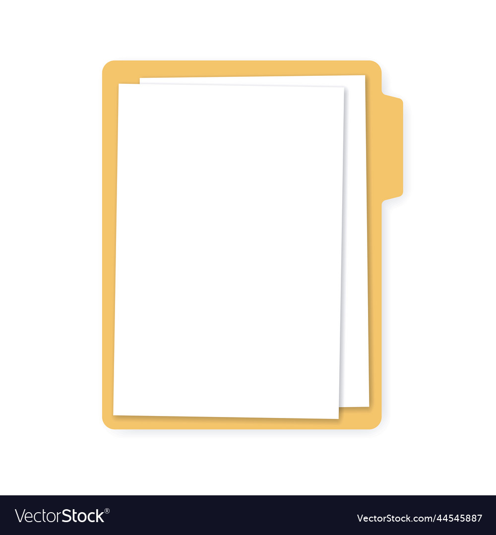 Paper document stack Royalty Free Vector Image