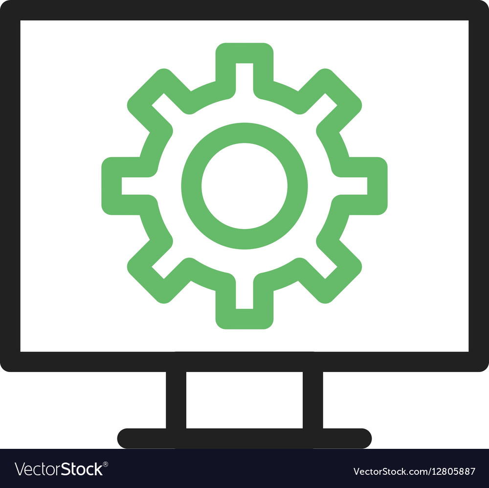 Web settings Royalty Free Vector Image - VectorStock