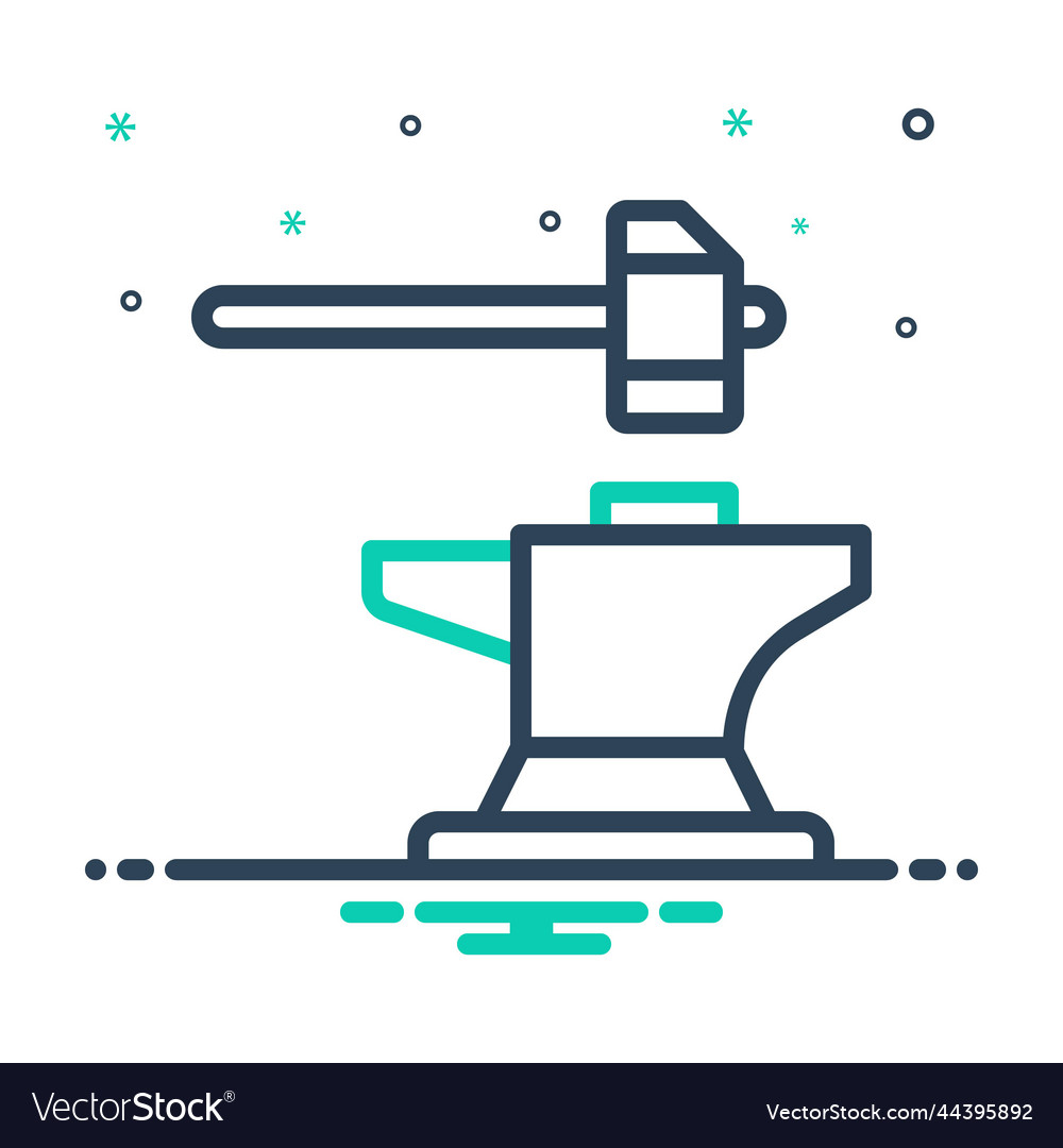 Forge Royalty Free Vector Image - VectorStock