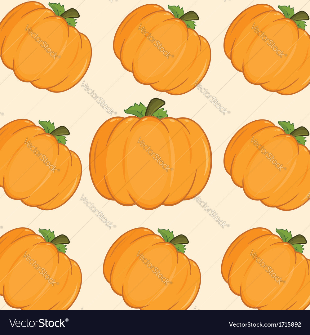 Pumpkin background Royalty Free Vector Image - VectorStock