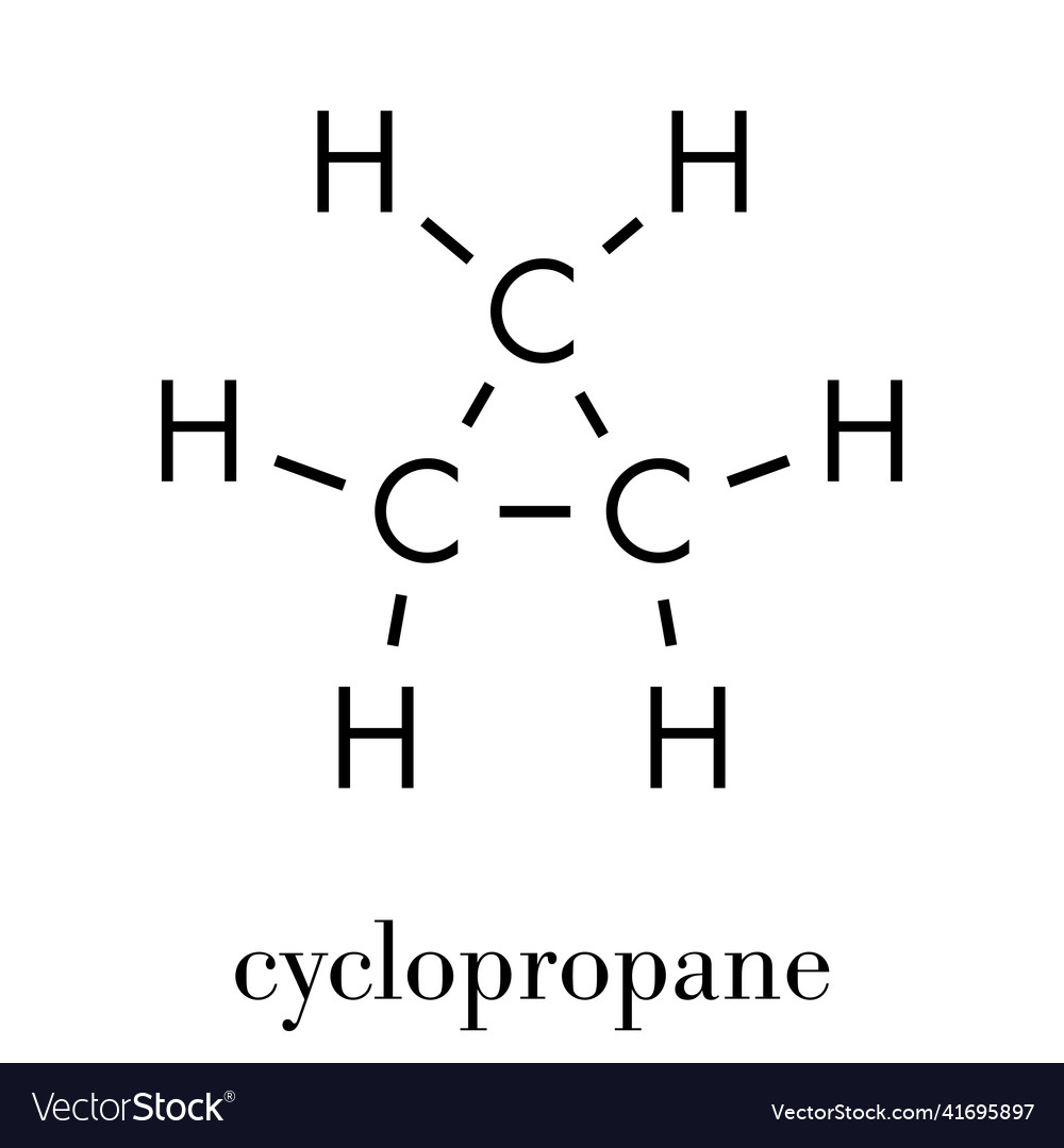 Complete Structural Formula Of Cyclopropane