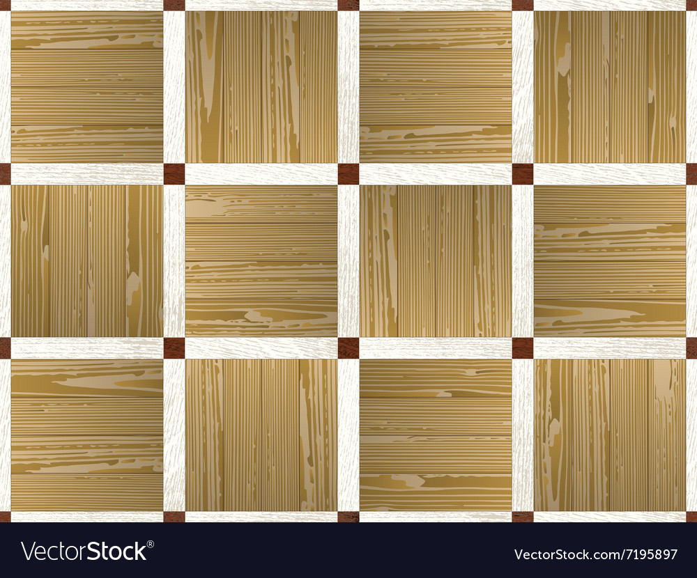 Parquet pattern seamless Royalty Free Vector Image