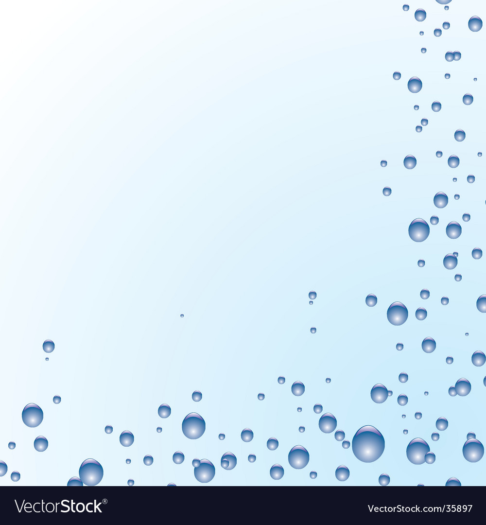 Subtle blue bubble Royalty Free Vector Image - VectorStock