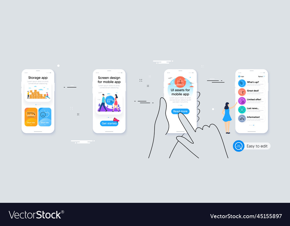Technical Documentation Company And Bus Tour Line Vector Image