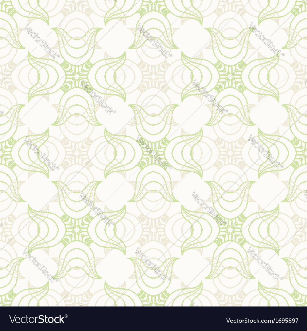 White luxurious pattern Royalty Free Vector Image