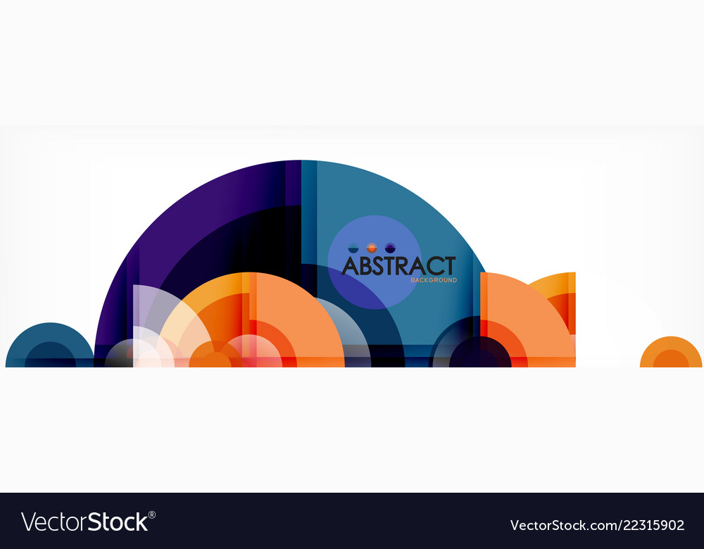 Circle abstract background Royalty Free Vector Image