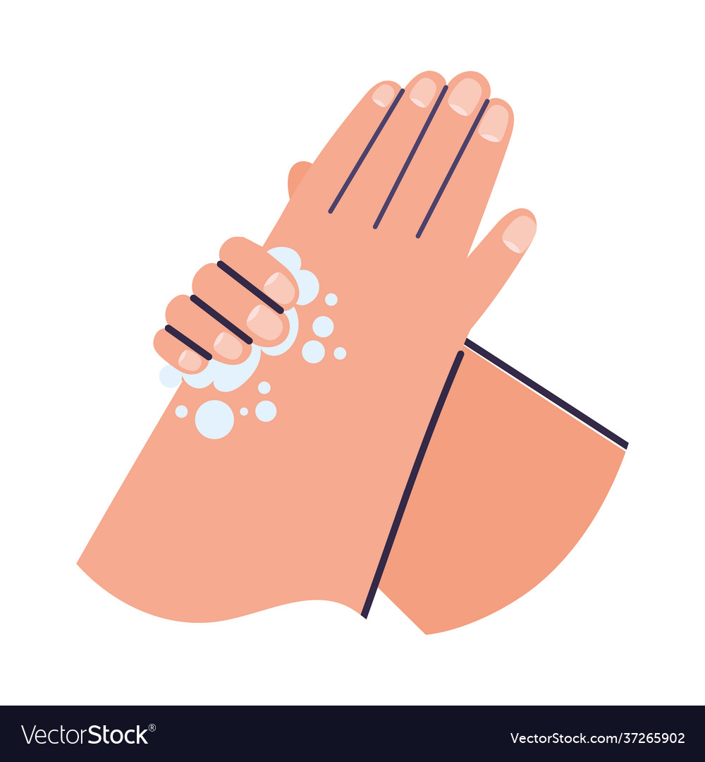 Clean hands Royalty Free Vector Image - VectorStock