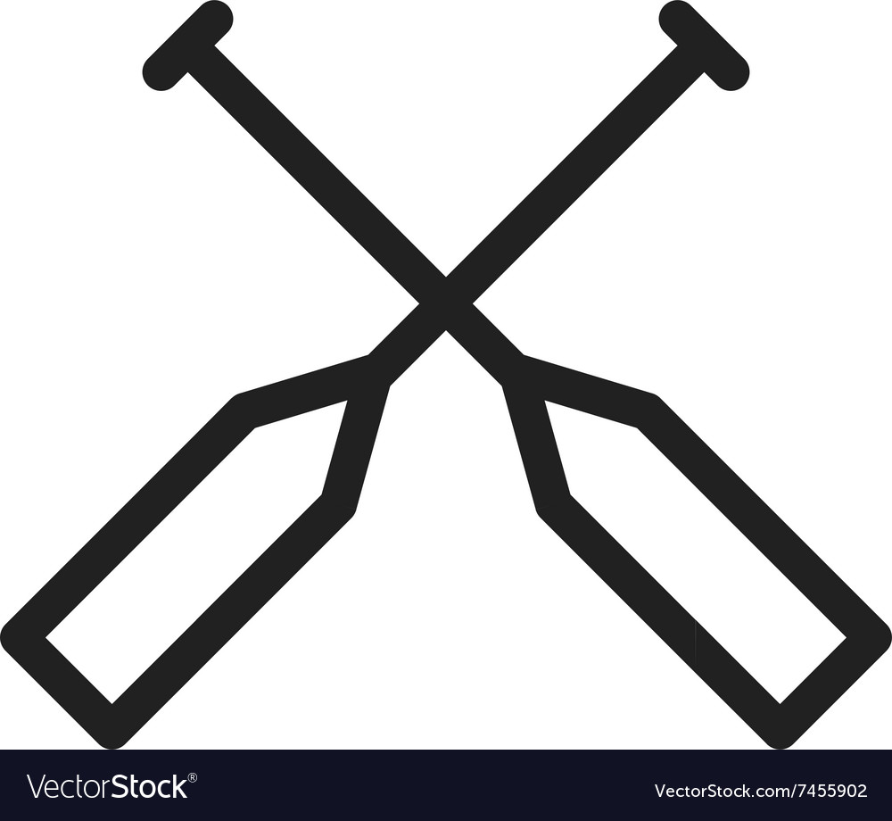 Oars Royalty Free Vector Image - VectorStock