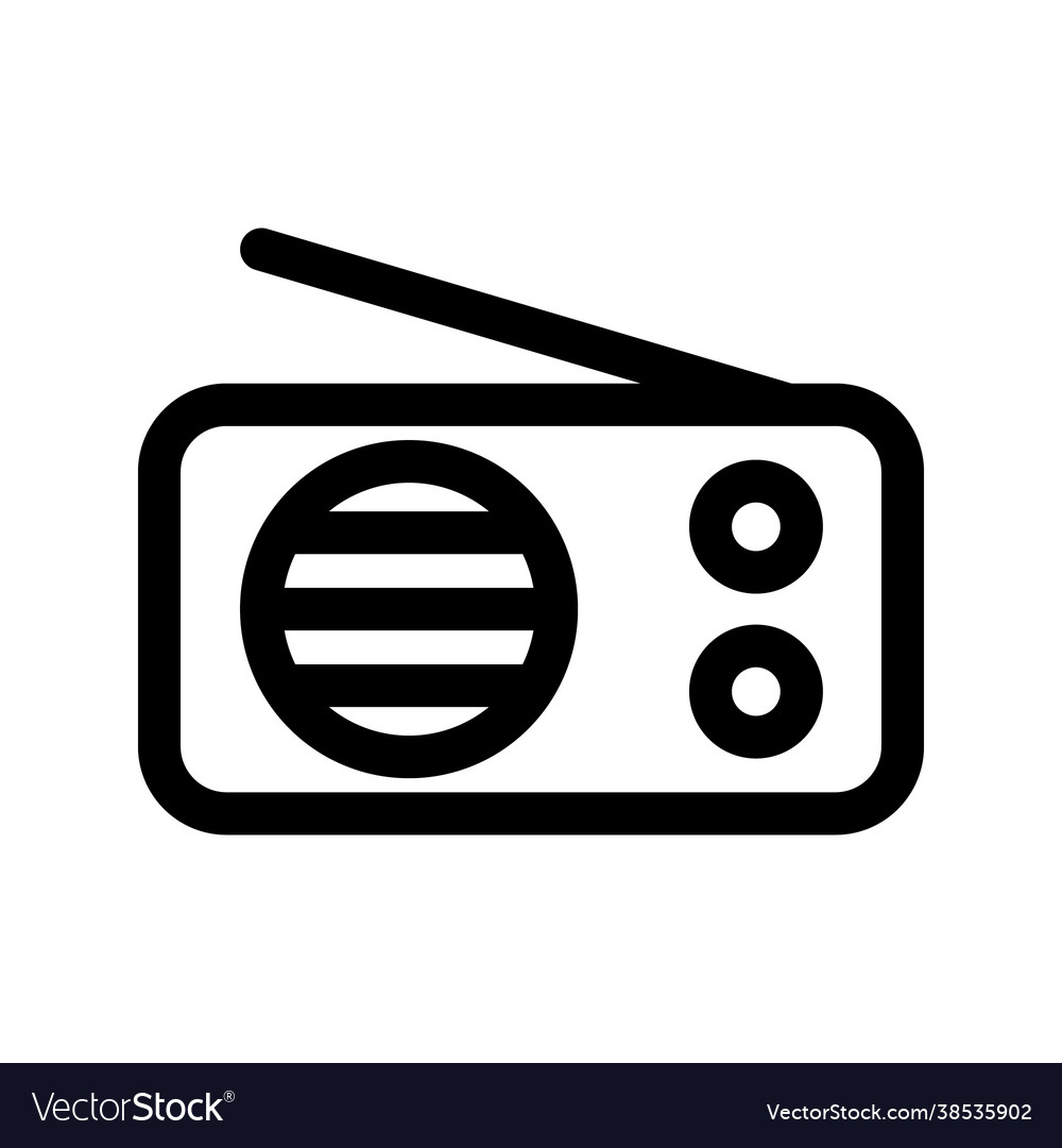 Radio Royalty Free Vector Image - VectorStock