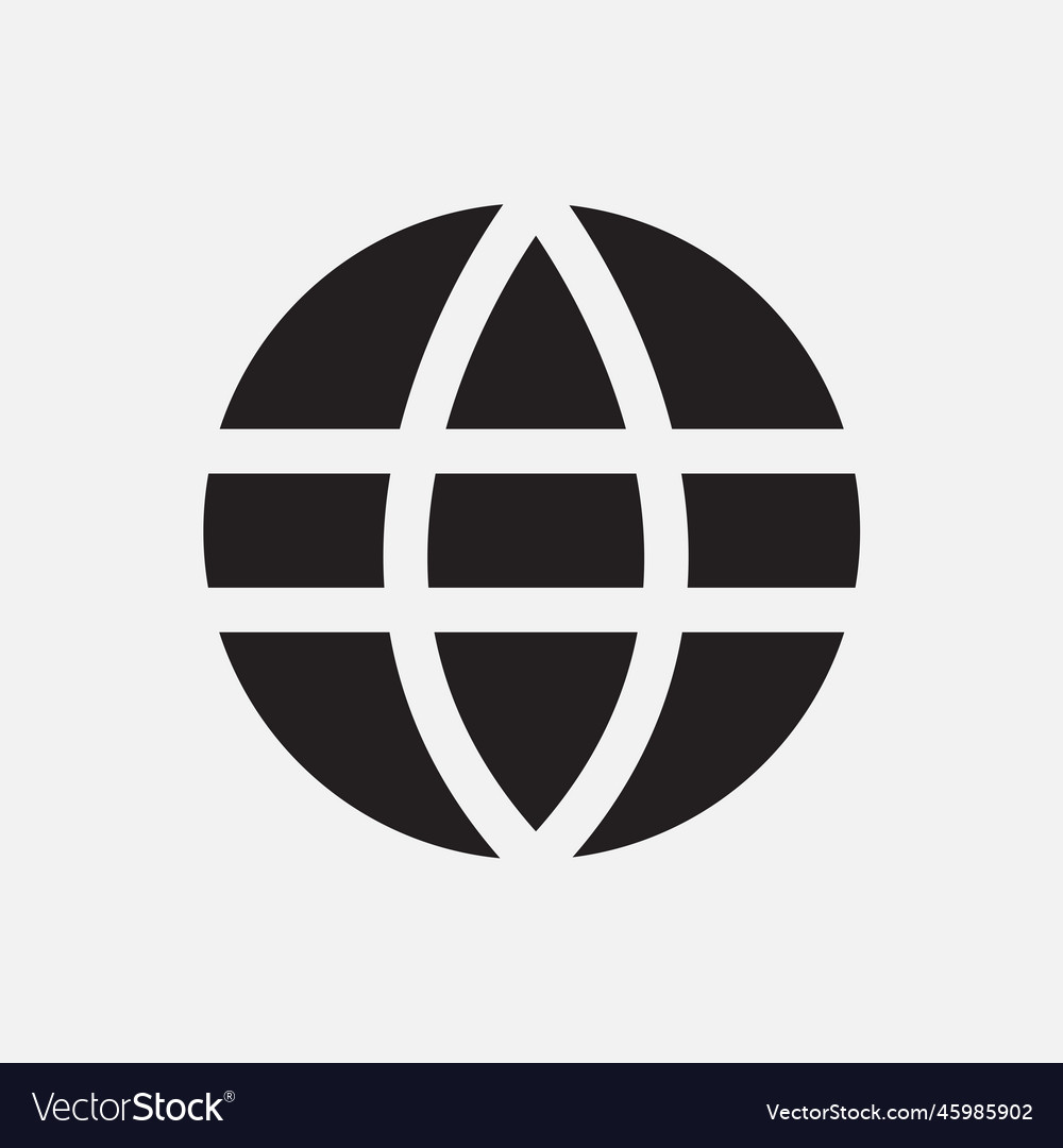 Web flat icon Royalty Free Vector Image - VectorStock
