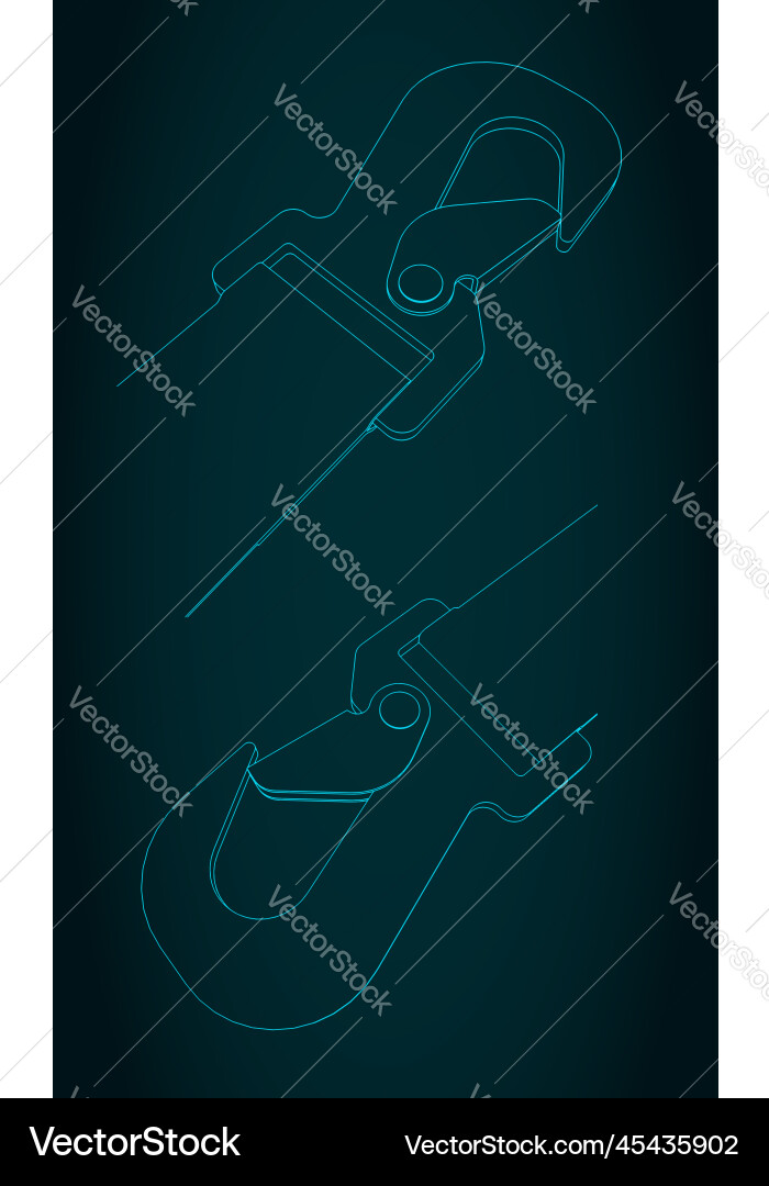 Webbing sling hook Royalty Free Vector Image - VectorStock