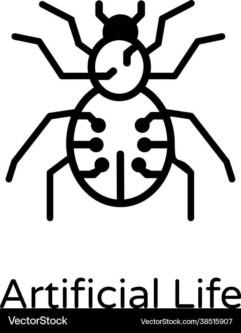 Artificial life Royalty Free Vector Image - VectorStock