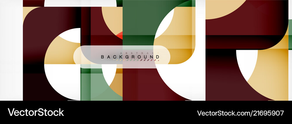 Color square shapes geometric modern abstract Vector Image