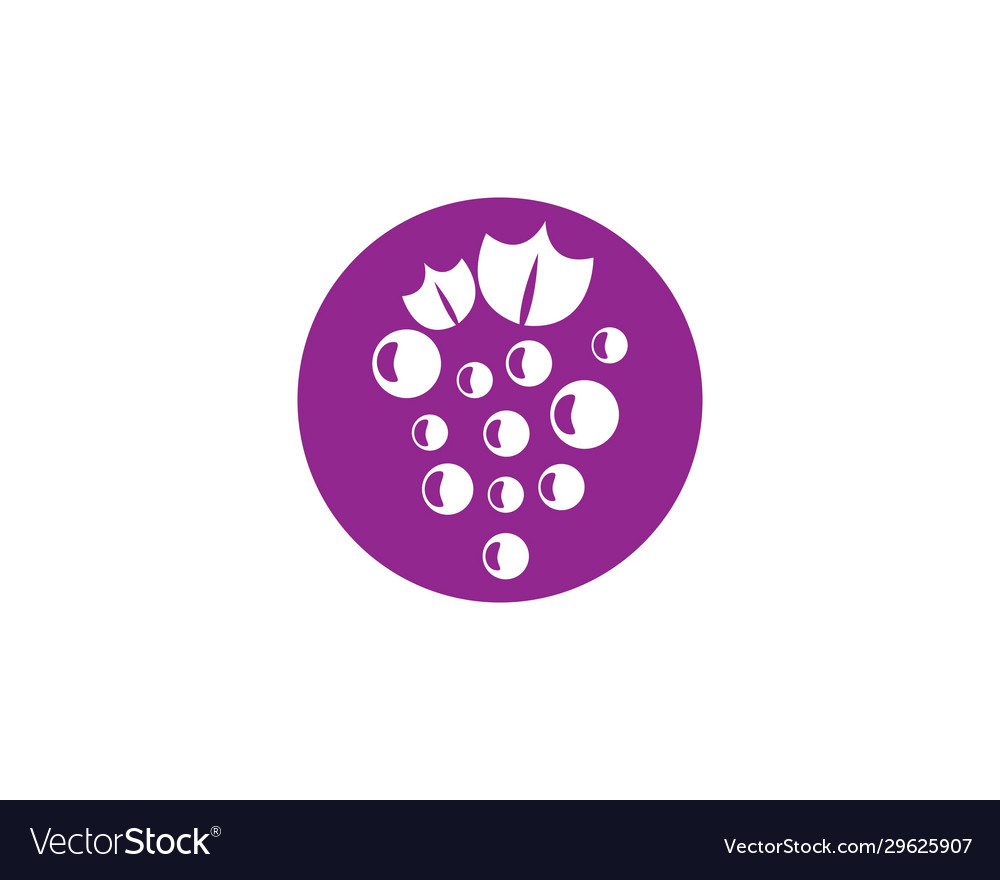 Grape icon Royalty Free Vector Image - VectorStock