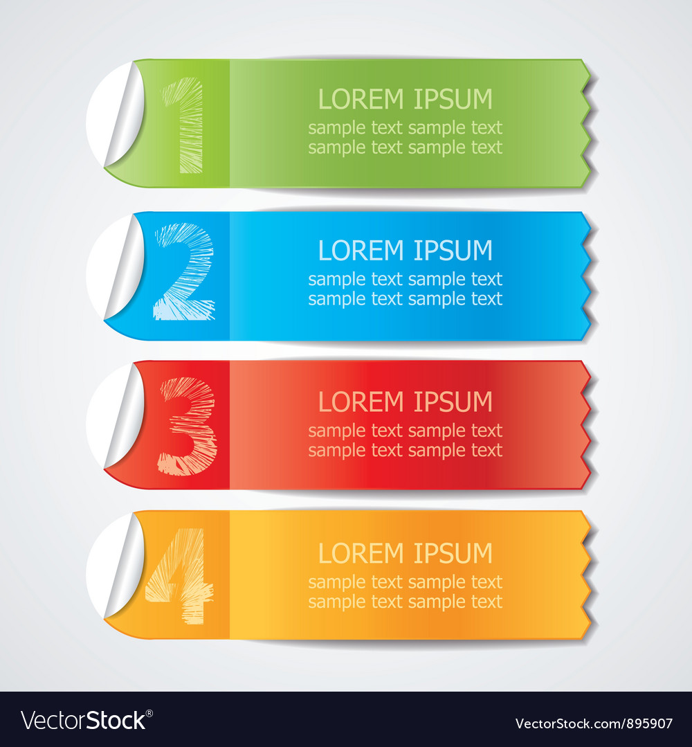 Labels Royalty Free Vector Image - VectorStock