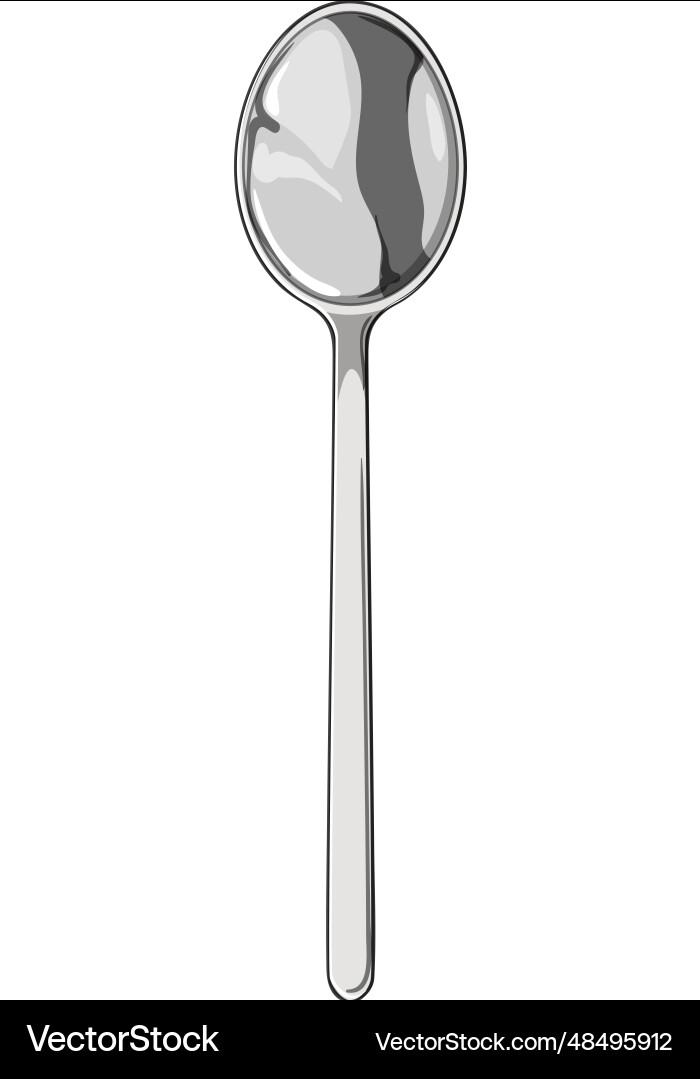 Food spoon cartoon Royalty Free Vector Image - VectorStock