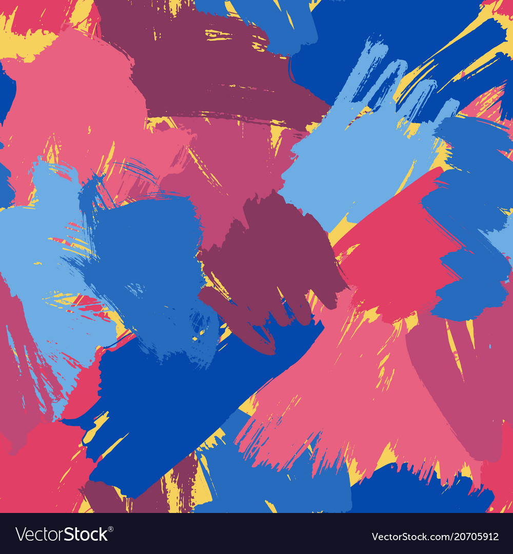 Seamless brush strokes pattern Royalty Free Vector Image Seamless brush strokes pattern Royalty Free Vector Image