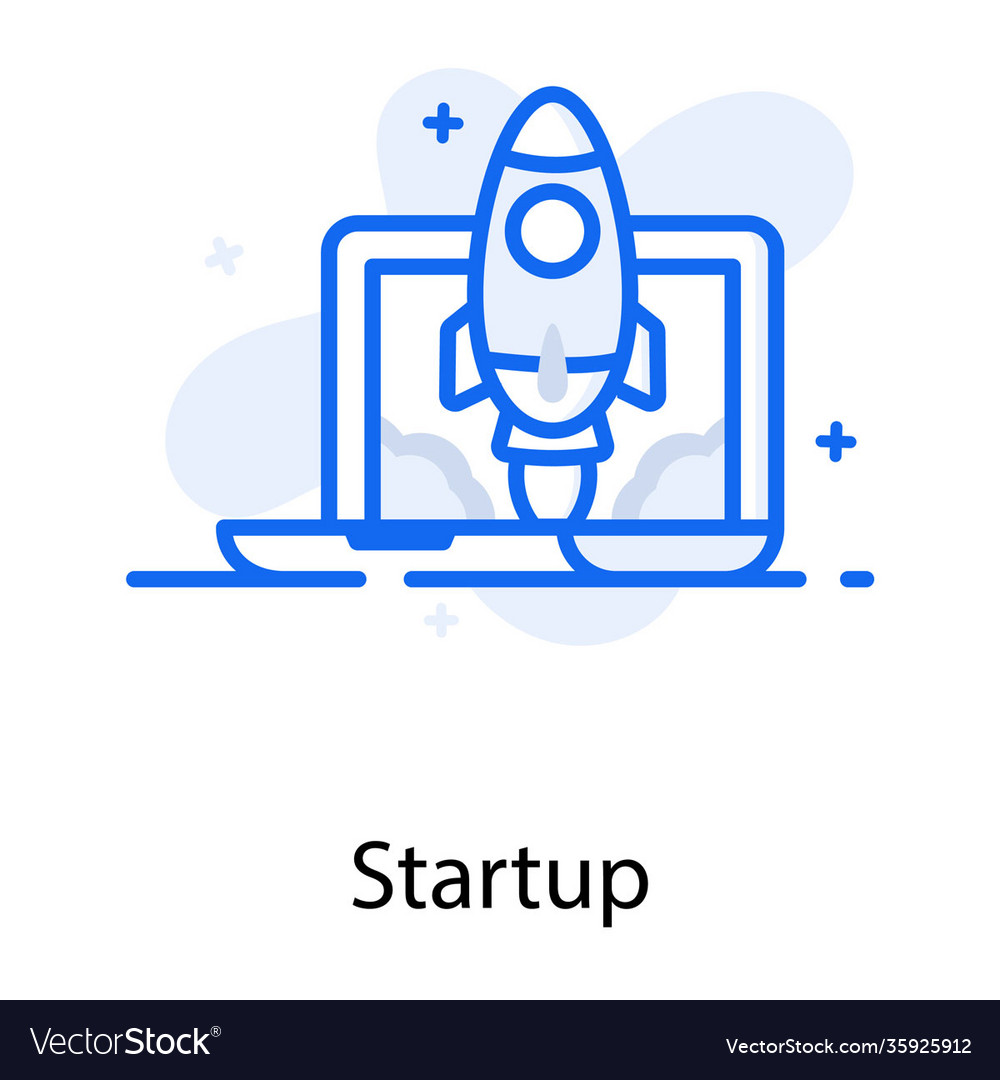 Startup Royalty Free Vector Image - VectorStock