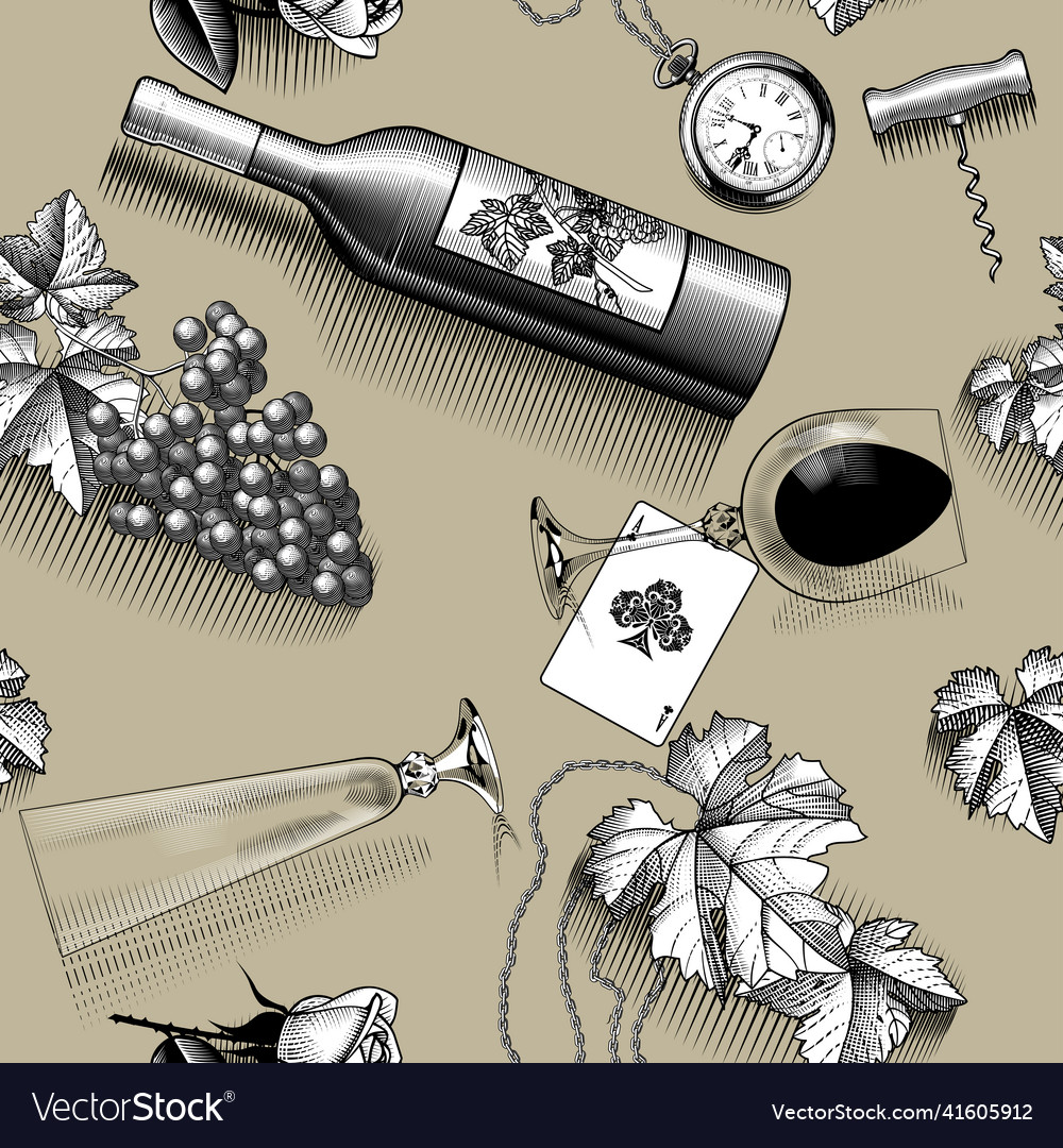 Wine background Royalty Free Vector Image - VectorStock