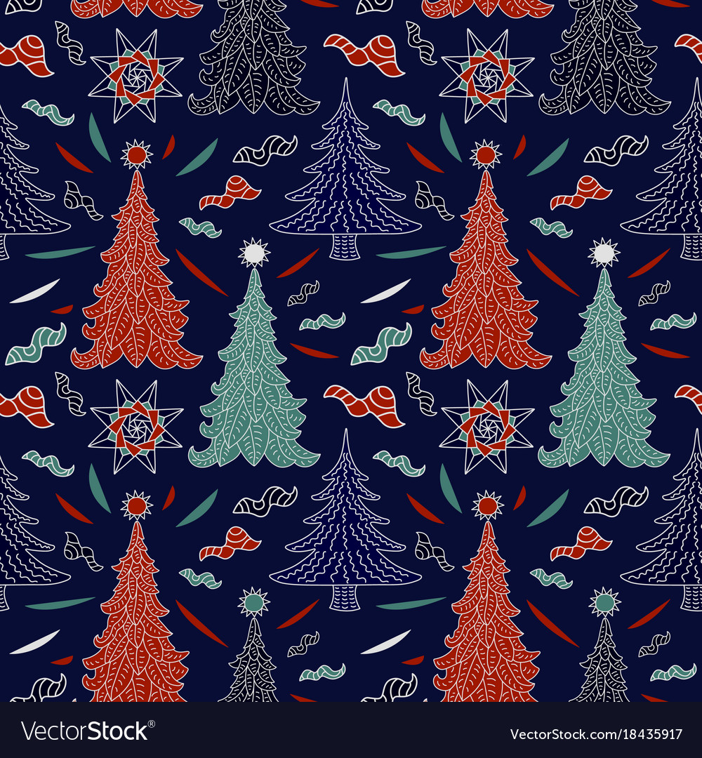 Winter pattern design Royalty Free Vector Image