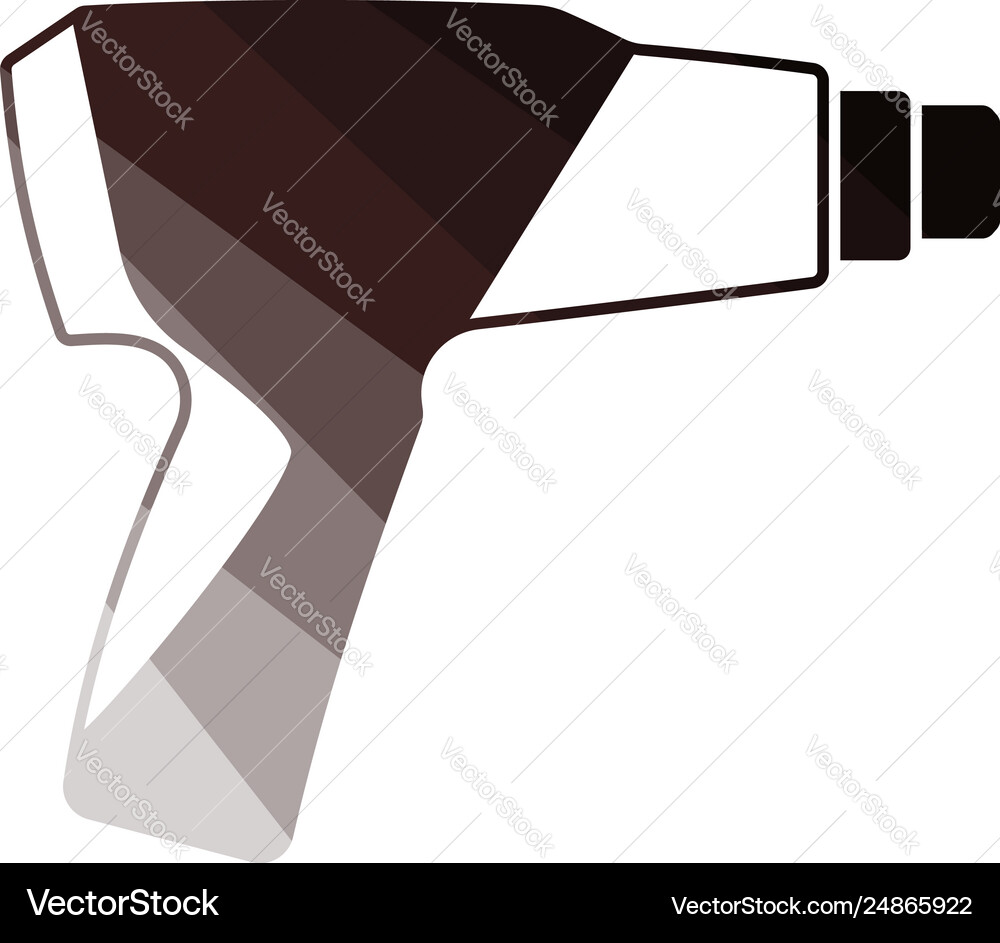 Electric industrial dryer icon Royalty Free Vector Image
