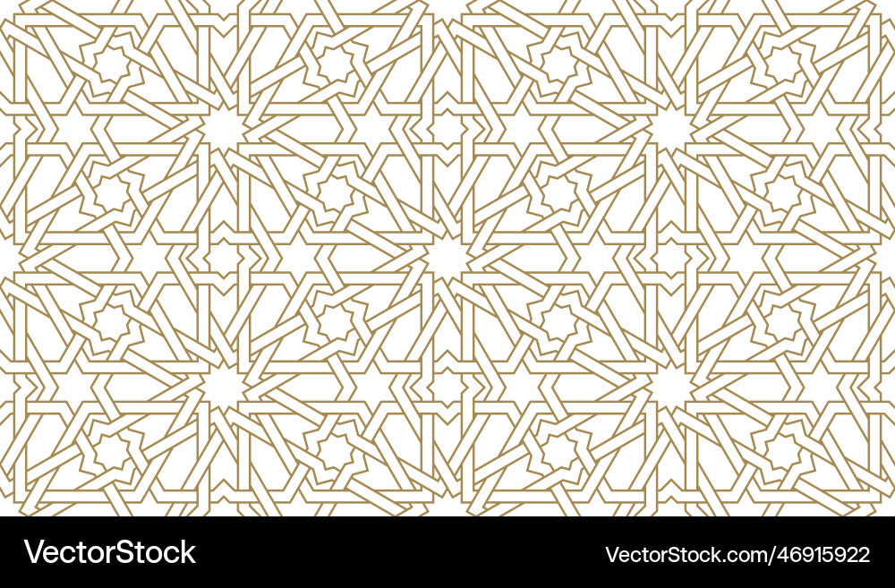 Seamless paper pattern in authentic arabian style Vector Image