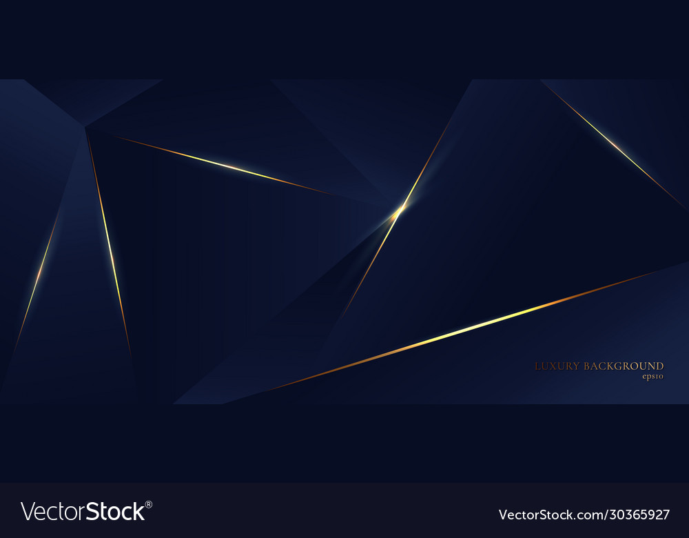 Abstract blue polygon triangles shape pattern Vector Image